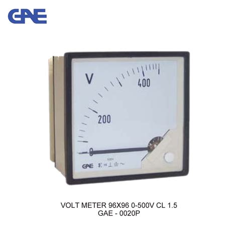 Volt Meter 96x96 0 500v Cl 15