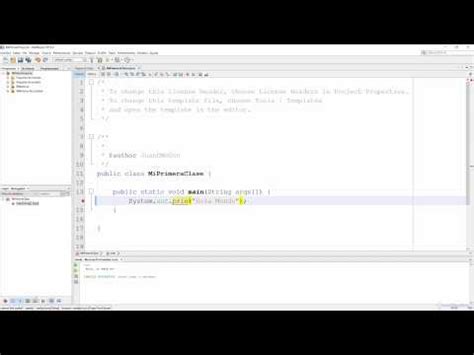 Encontrar Errores en el Código Java usando Netbeans YouTube