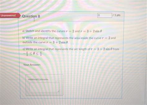 Solved a Sketch and identify the curves r and r sinθ Chegg com