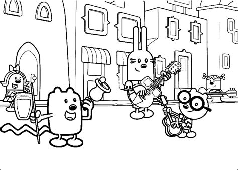Wubsy Coloring Pages