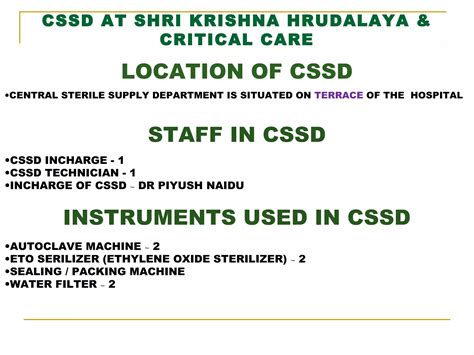 Project On Cssd Ppt Heart And Cardiovascular Diseases Diseases And Conditions