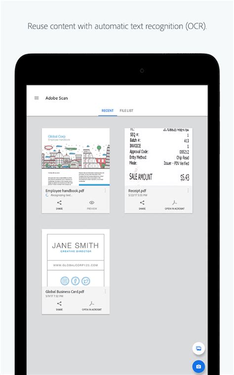 Adobe Scan PDF Scanner OCR Android Apps On Google Play