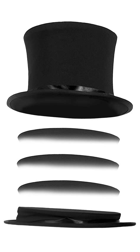 Deluxe Collapsible Top Hat