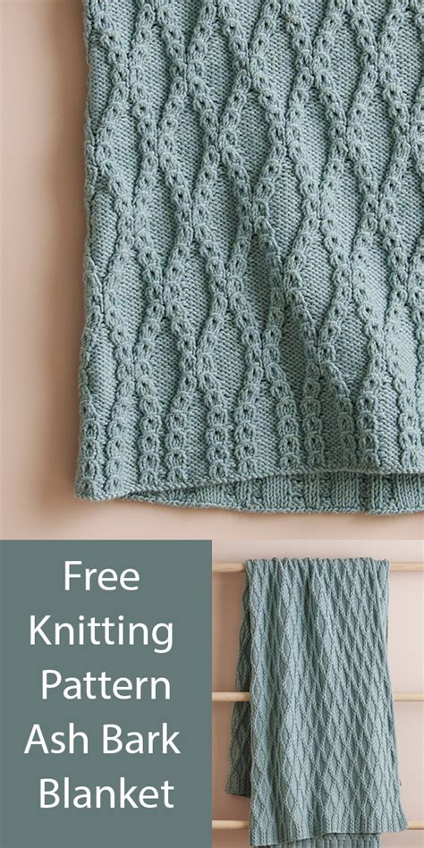 Free Blanket Knitting Patterns With Nature Motifs In The Loop Knitting