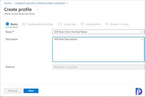 overview of attack surface reduction rules in intune