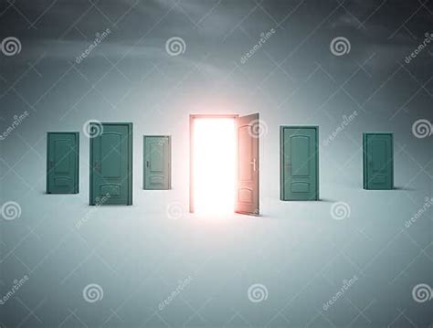 Puerta Abierta Al Espacio Concepto De Innovaciones Futuro Y Esperanza