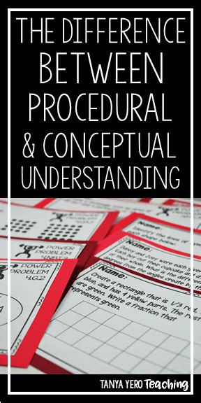 The Difference Between Procedural And Conceptual Understanding Artofit
