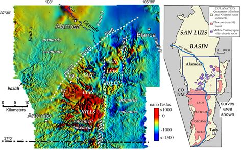 Mapping Predominant Subsurface Lithology Intrabasinal Faults And Download Scientific Diagram