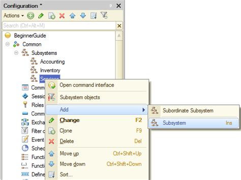 Adding Subsystem Icons