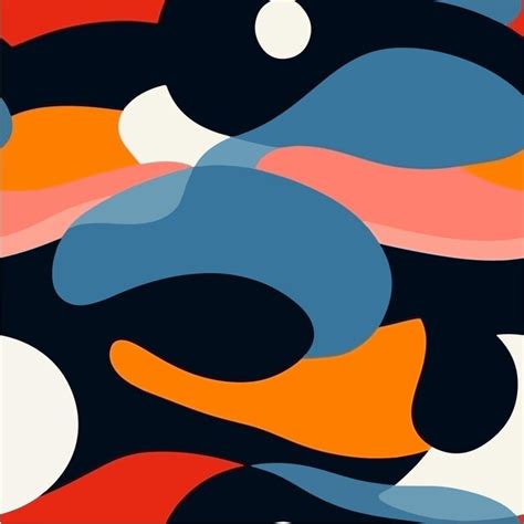 Premium Vector A Colorful Abstract Design With A Black Background And A Blue Background