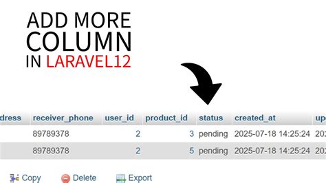 30 How To Add More Column In An Existing Table In Laravel 12 Youtube