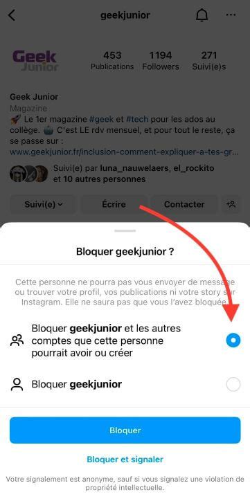 Comment Bloquer Un Contact Ind Sirable Sur Instagram Tuto Smartphone