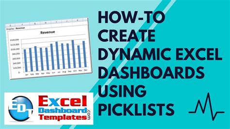 how to create dynamic excel dashboards using picklists youtube