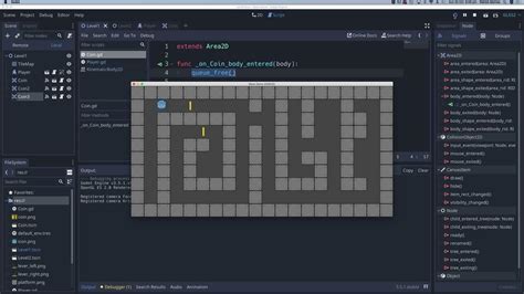 Maze Game In Godot Part 8 Collecting Coins Youtube