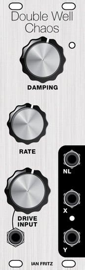 Synthcube Double Well Chaos Clarke Panel Eurorack Module On Modulargrid