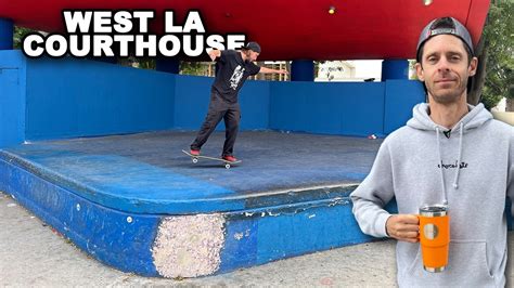 Skate History Santa Monica Courthouse W Chris Roberts And Zach