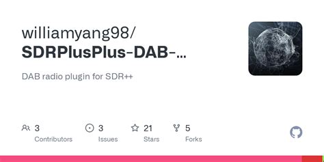 Github Williamyang98sdrplusplus Dab Radio Plugin Dab Radio Plugin For Sdr