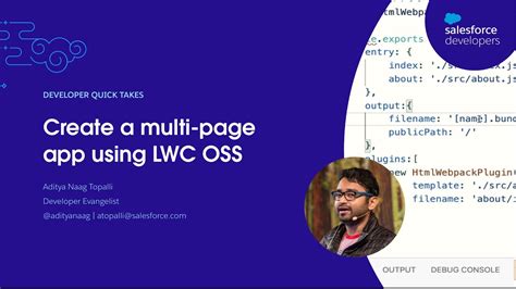 Create A Multi Page App Using Lwc Oss Developer Quick Takes Youtube
