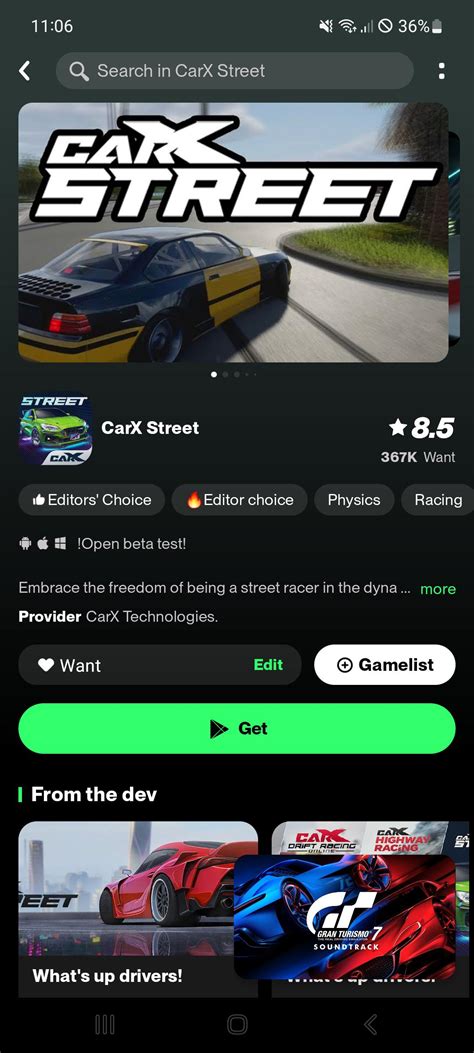 why does it say get and not download it s not avaible for my
