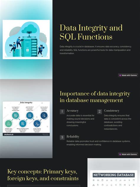 Data Integrity And Sql Functions Pdf Databases Data Model