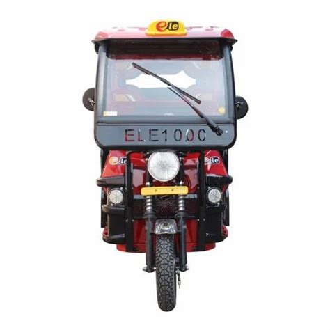 Ele 1000 Red Battery Operated Rickshaw At Rs 146500 Electric Tricycle