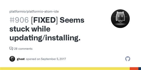 FIXED Seems Stuck While Updating Installing Issue Platformio Platformio Atom Ide