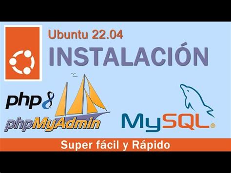 Cómo instalar Apache MySQL y PHP en Ubuntu MySQL YA