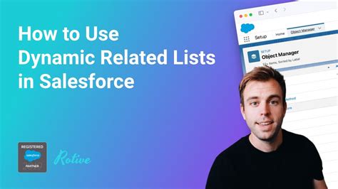 How To Use Dynamic Related Lists In Salesforce Youtube