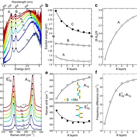 Differential Reflectance Spectra Acquired On Single Layer Mos2 Samples