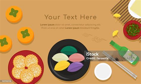 한국 각 음식 안주와 소 주 병 벡터 일러스트 레이 션 추수감사절에 대한 스톡 벡터 아트 및 기타 이미지 Istock