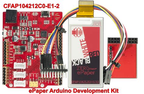 2 13 Inch EPaper Arduino Seeeduino Development Kit From Crystalfontz
