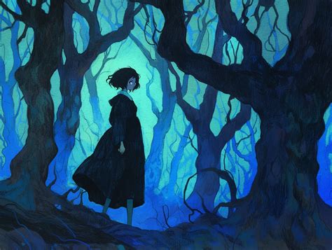 深い森の呼吸イラストフリー素材ならシンテリ
