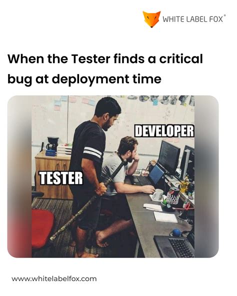 Developer Vs Tester Development Memes Humor