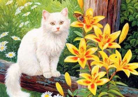 Нарисованные кошки - рисунки кошек | Paint by number, Easy art projects ...