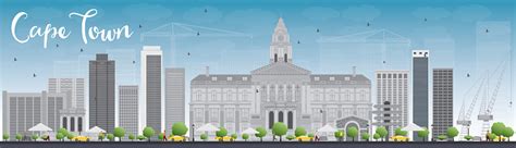 케이프 타운 스카이라인 실루엣 평편 디자인식 벡터 일러스트 0명에 대한 스톡 벡터 아트 및 기타 이미지 0명 2015년 건물 외관 Istock