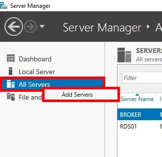 Windows Setting Up An RDS Farm On Windows Server