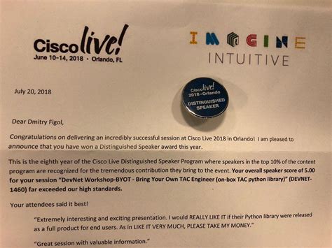 Dmitry Figol On Linkedin Clus Devnet 21 Comments