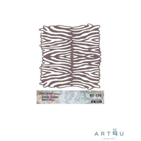 Stencil Zebra Pele 25 25cm Art4u Atelier® 2024