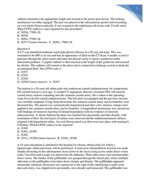 SOLUTION Aapc Cpc Practice Questions Answers Studypool