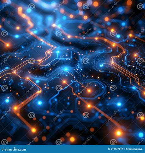 Electric Blue Wiring Symbol Of Tech Progress Stock Illustration Illustration Of Electric