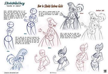 How To Sketch Cartoon Girl By Celaoxxx Tutorial De Desenho Tutoriais De Desenho Desenhos E