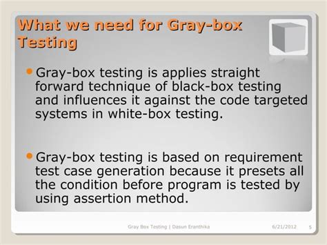 gray box testing ppt computing technology and computing