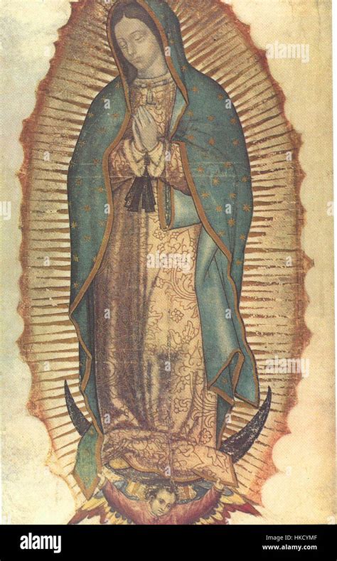 This Representation Of The Virgen De Guadalupe A Revered Religious