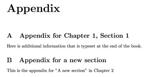 Appendix Book