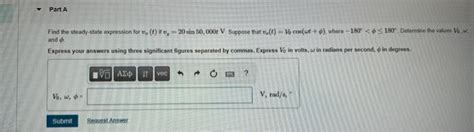 Solved The Circuit In Figure 1 Is Operating In The