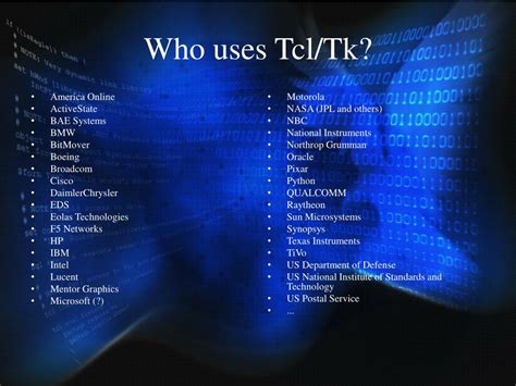 Ppt Eagle Tcl Implementation In C Powerpoint Presentation Free Download Id1806256