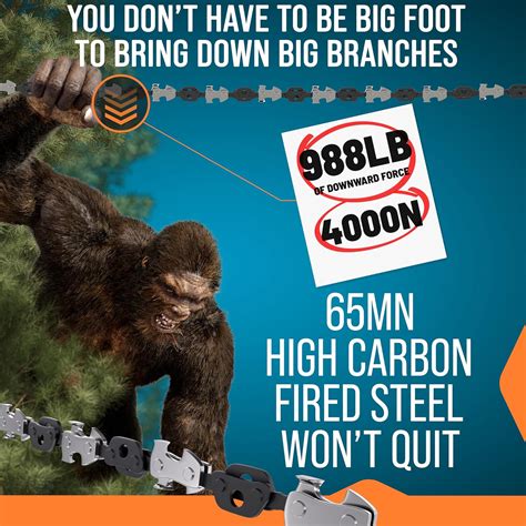 High Limb Rope Saw 53 In Chain Only Zero Effort 360 Rope Chain Saw