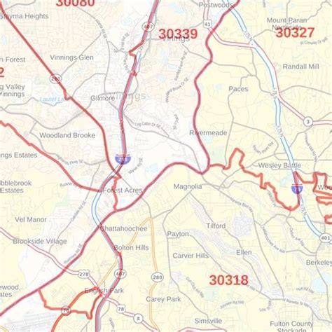 Fulton County Zip Code Map Sahara Map
