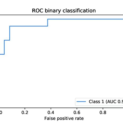 Roc Curve For The Binary Classification For The Fine Tuned Ensemble