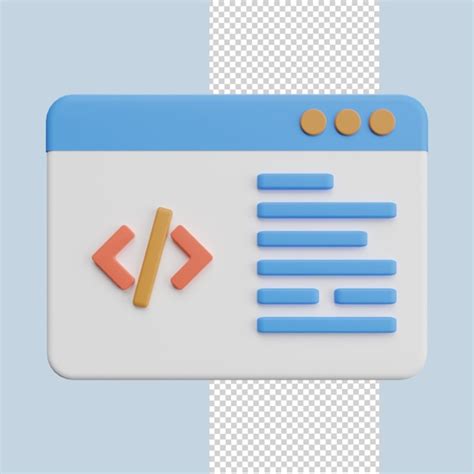 Premium Psd Text Editor Programming Design 3d Render Illustration